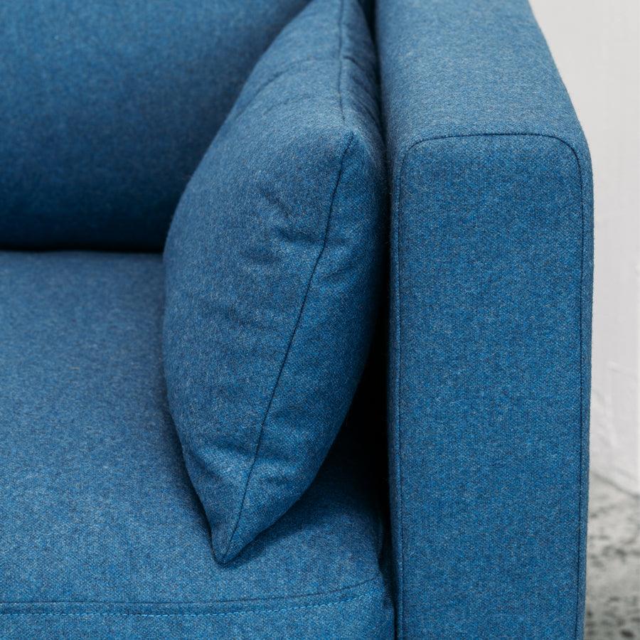 Wool Monterey sofa in octavius cobalt |Stacks Furniture |Wellington ...