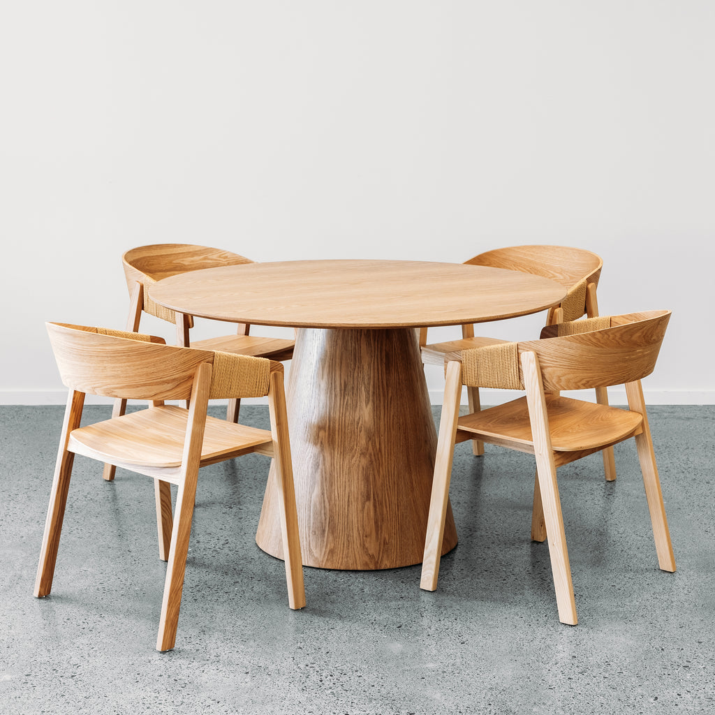 Alice round dining table in oak |Stacks |Wellington – Stacks Furniture ...