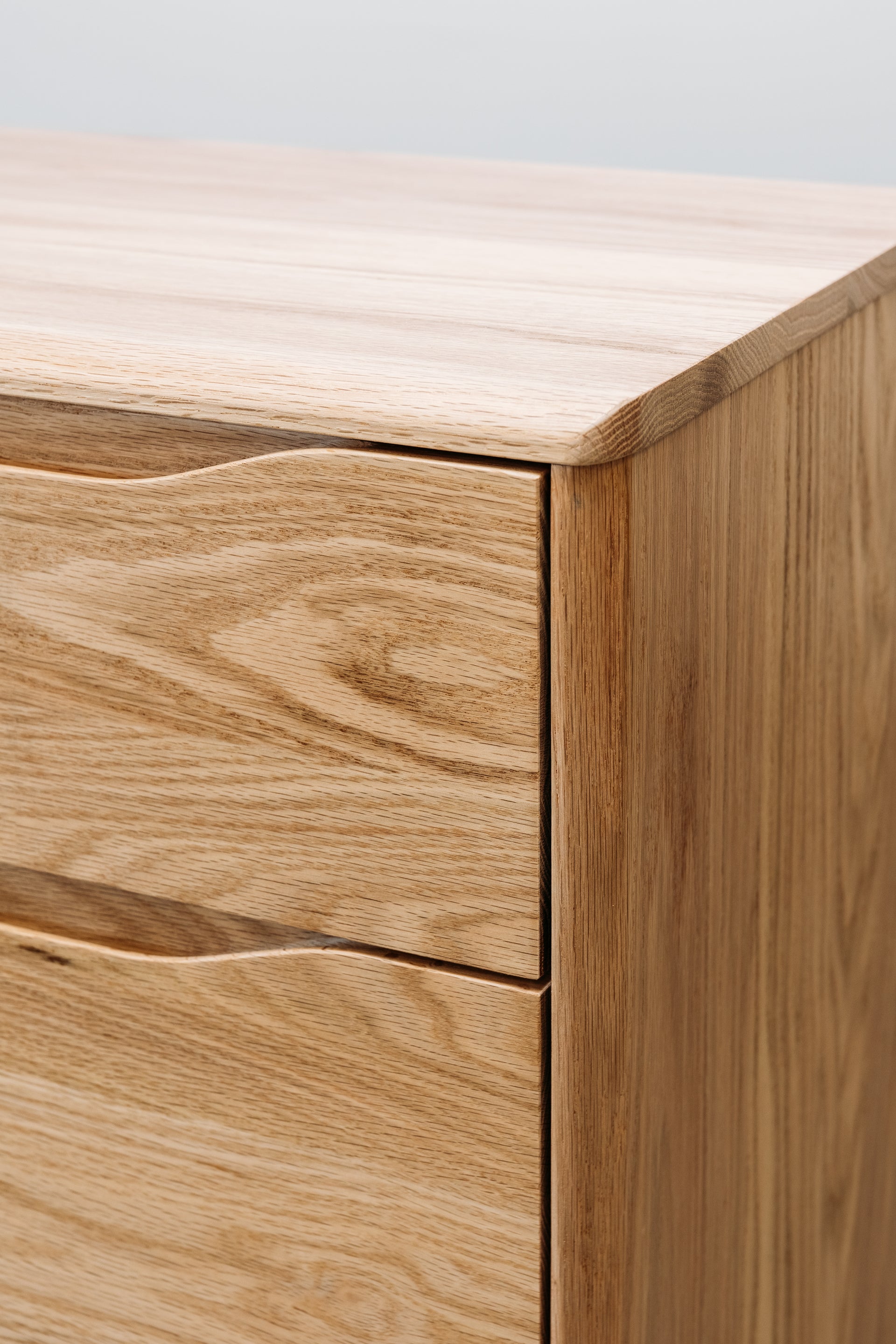 Ghost 7 drawer lowboy red oak |Stacks |Wellington – Stacks Furniture Store
