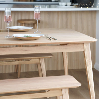 Kaishama bench seat in oak |Stacks |Wellington – Stacks Furniture Store