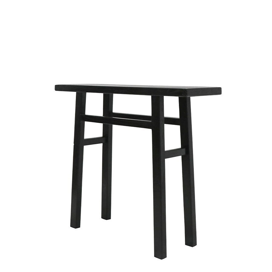 Parq short console table in black | Stacks Furniture | Wellington ...