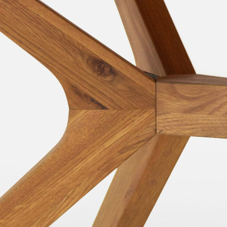 Beckett solid oak dining table | Stacks | Wellington – Stacks Furniture ...