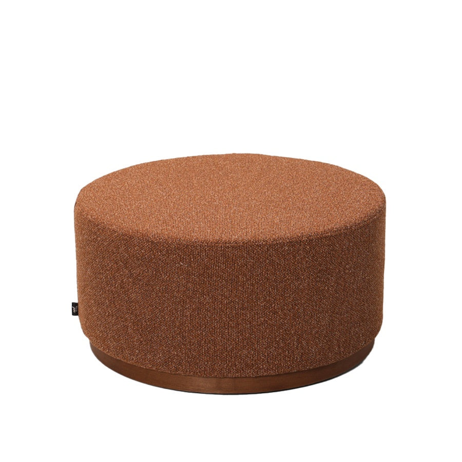 Hickory large ottoman in rust – Stacks Furniture Store