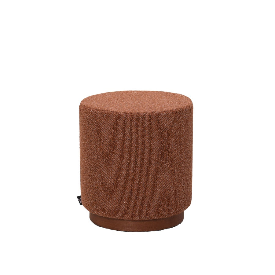 Hickory small ottoman in rust – Stacks Furniture Store