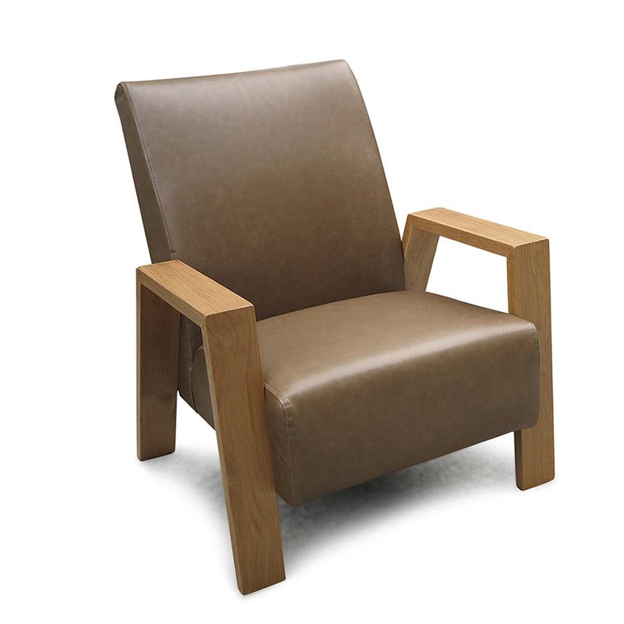 Mogambo leather armchair in coronet olive|Stacks Furniture|Wellington ...