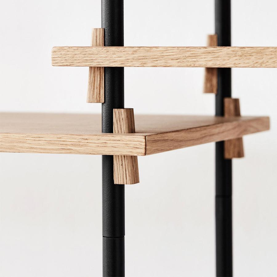Moebe Shelving System - Leg Set Black |Stacks Furniture|Wellington ...