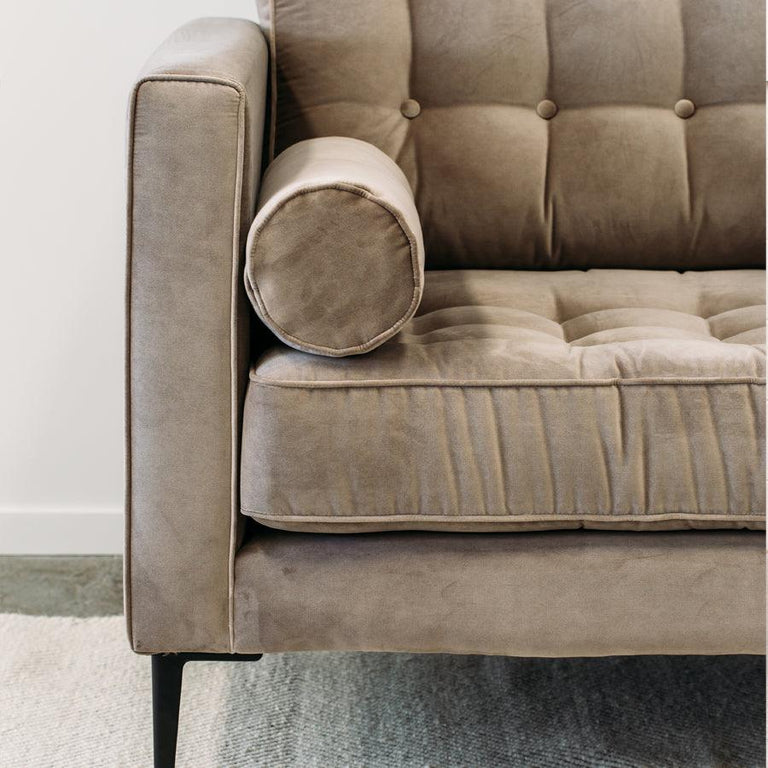 Monterey armchair in cleo truffle | Stacks Furniture | Wellington ...
